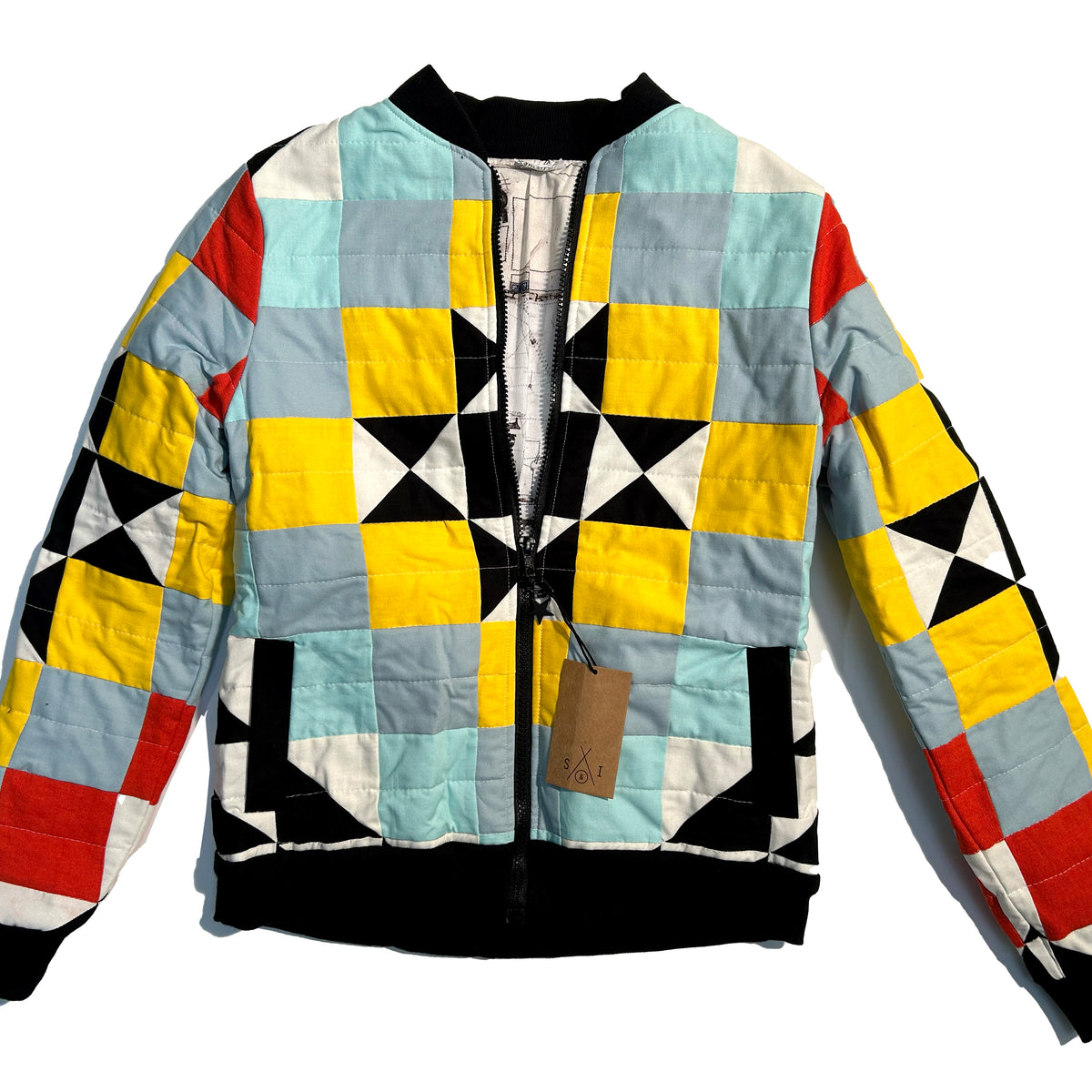 quilted bomber jacket: patchwork – Scout & Indiana
